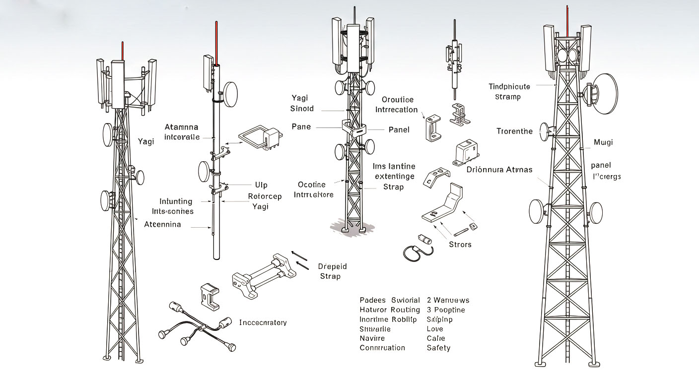 Monopole Tower Antenna Mounting: Types, Spacing & Safety Tips