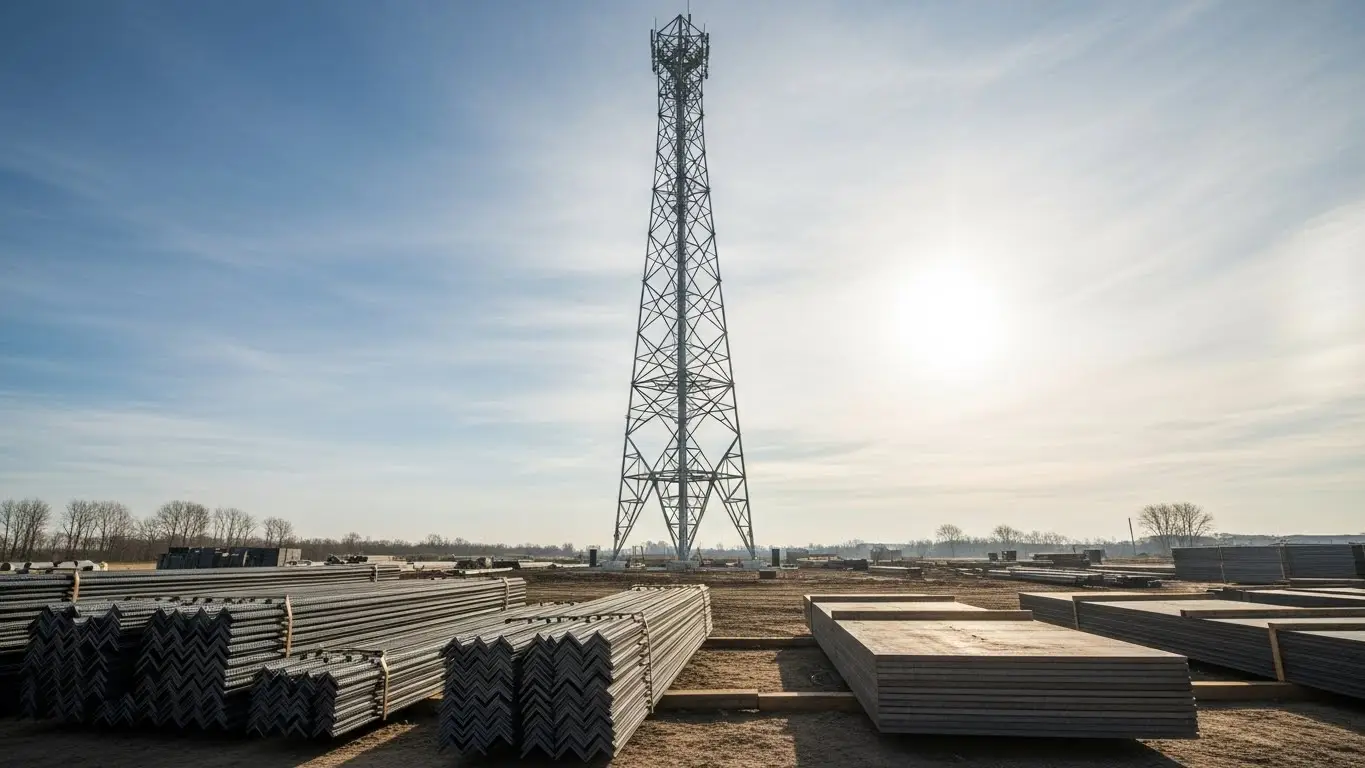 Steel Grades & Materials Used in Telecom Tower