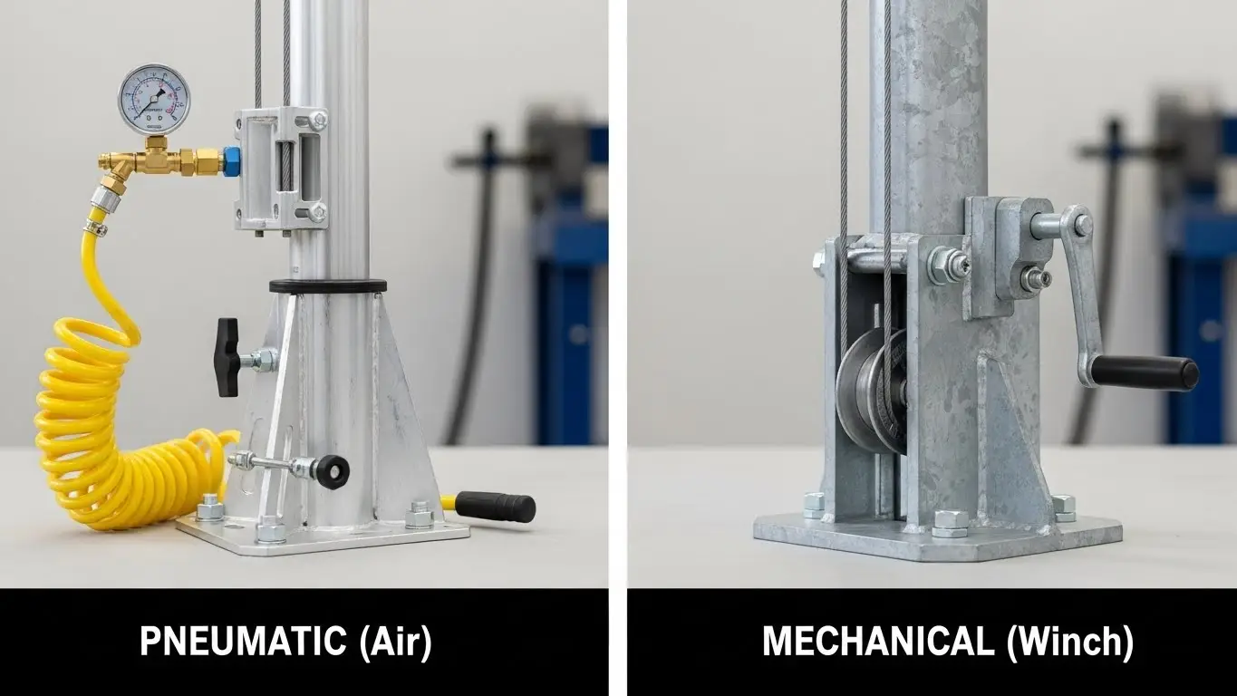 Pneumatic vs Mechanical Masts: Which System Is Better? (2026)