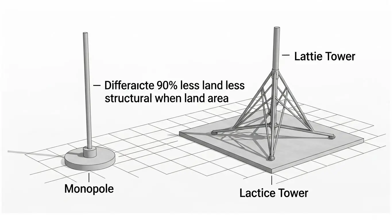 Monopole vs Lattice Towers: Best Choice for Urban Sites?