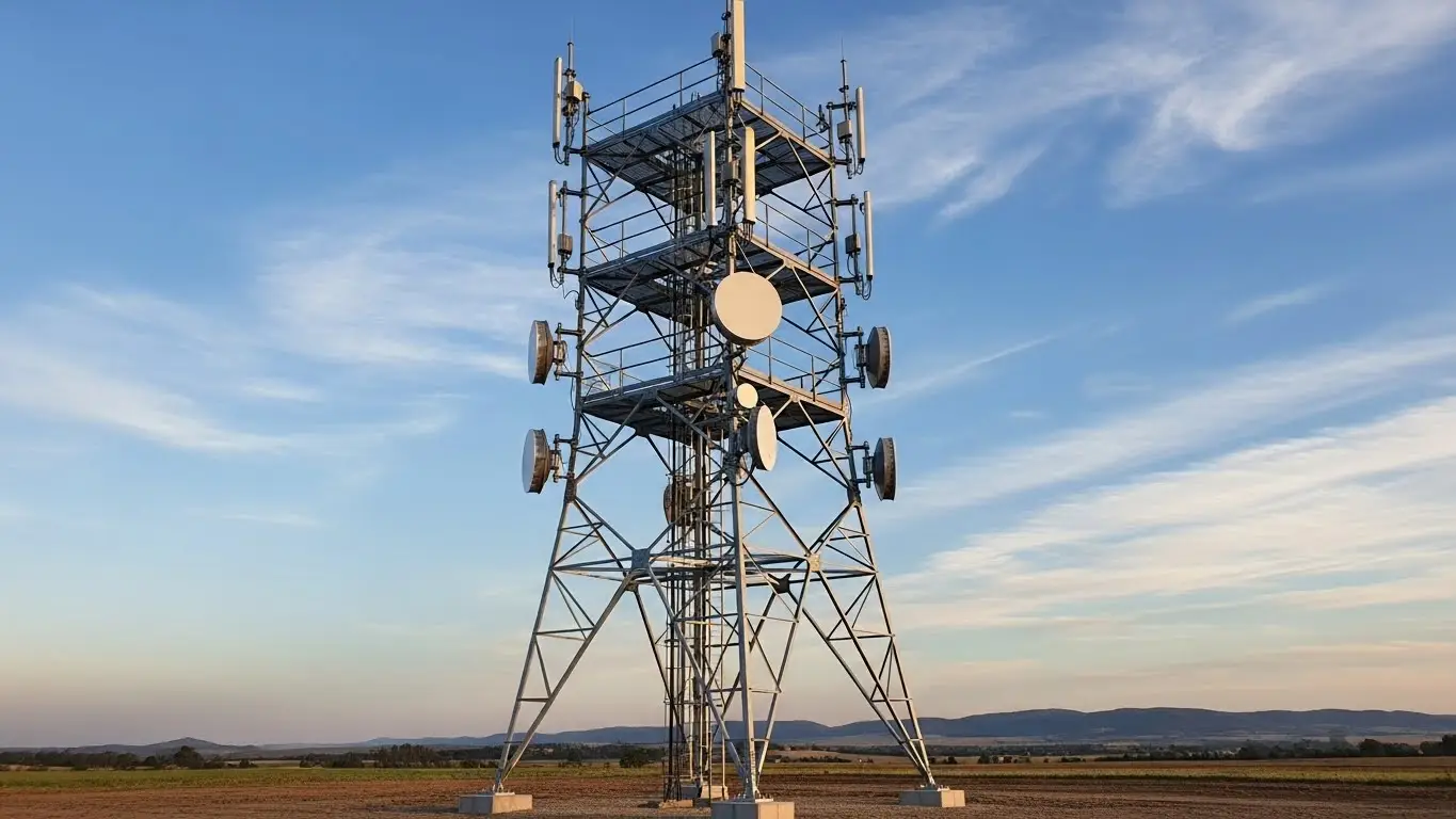 80m Telecommunication Tower: Guyed vs Self-Supporting Design