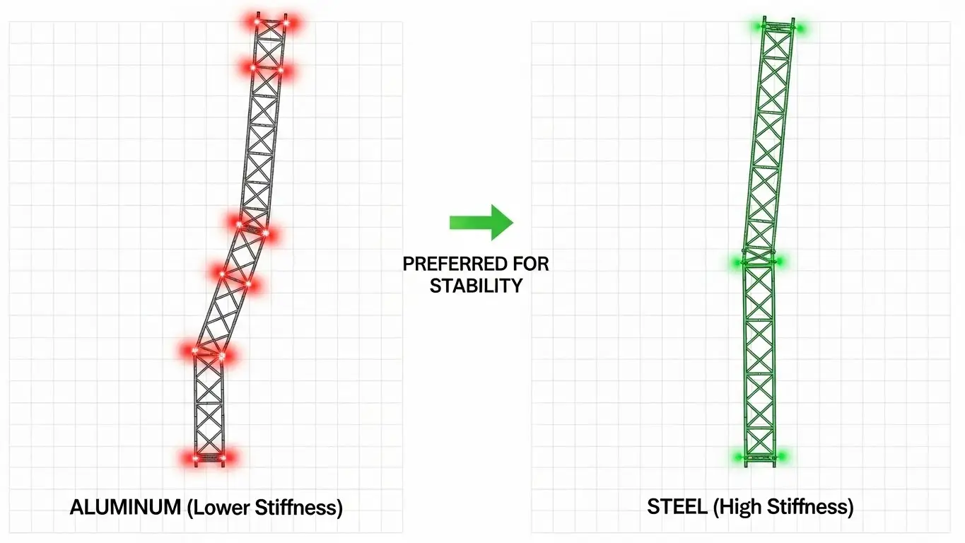 Aluminum vs Steel Mast Strength Comparison Guide